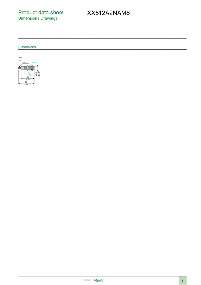 XX512A2NAM8 technical document page 3