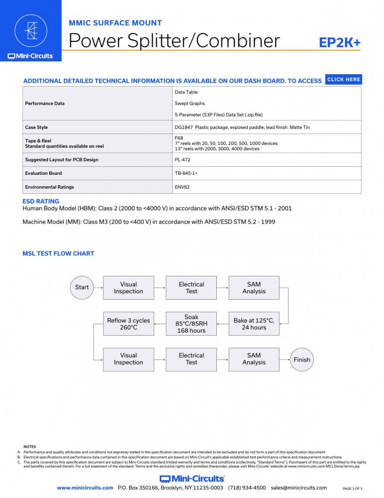 EP2K+ datasheet page 3