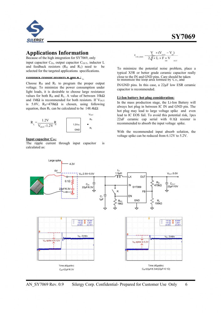 SY7069ADC datasheet page 6