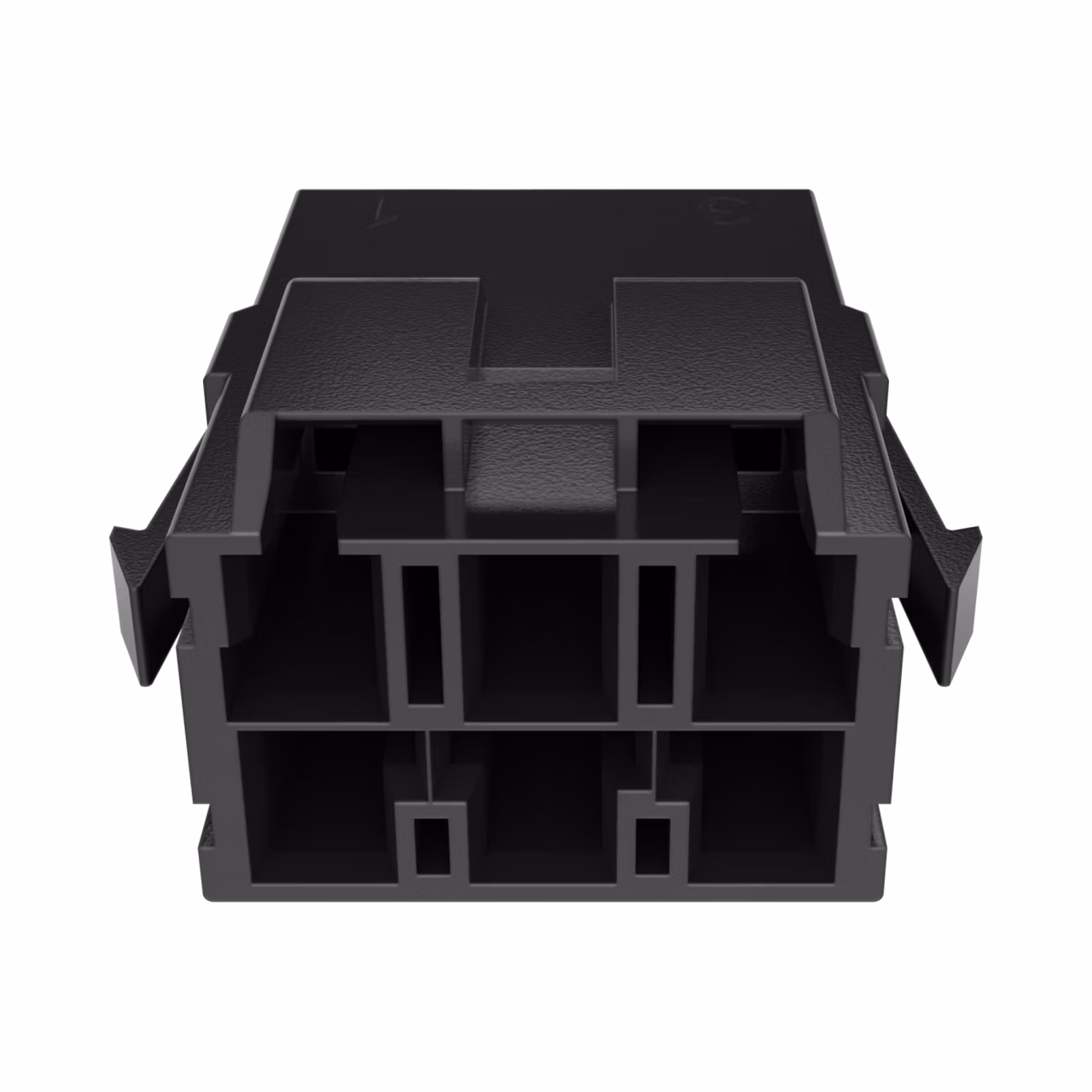 CP-6.5 Plug Housing, 6.50mm Pitch, Dual Row, 6 Circuits, Black for sale