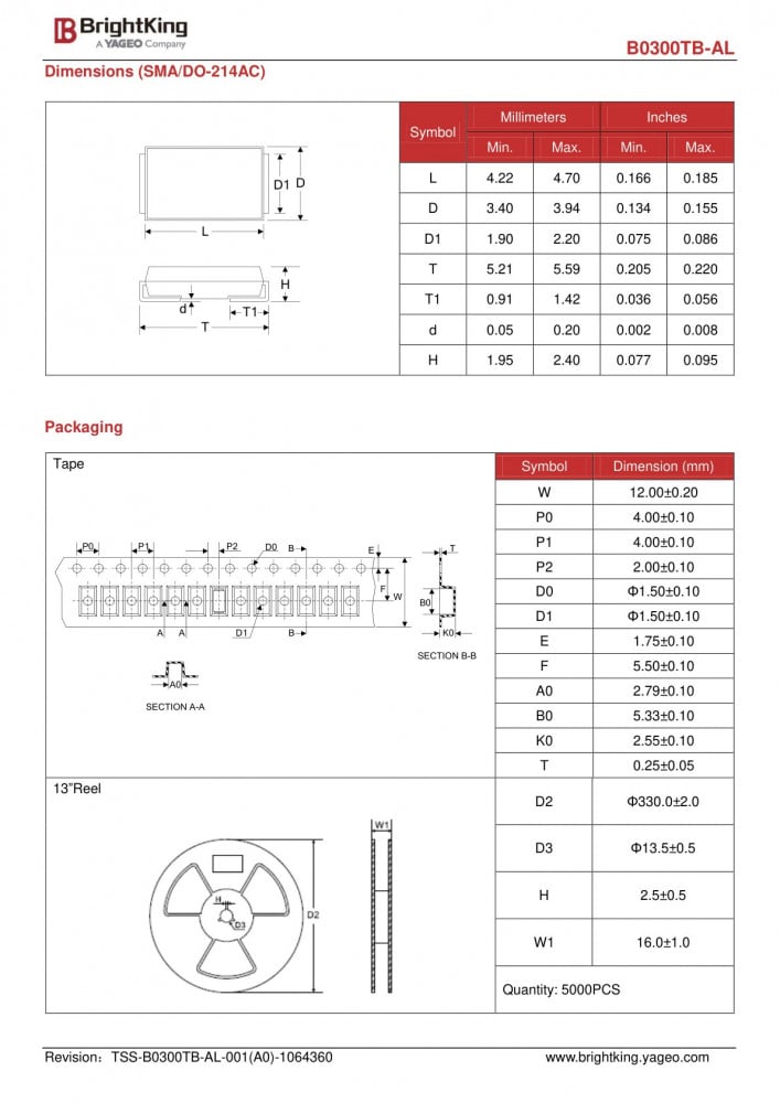 B0300TB-AL datasheet page 5