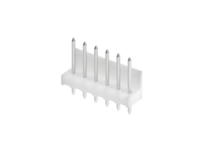 KK 396 Wire-to-Board Header, Vertical, Round Pin, with Polarizing Wall, 6 Circuits, Tin (Sn) Plating for sale
