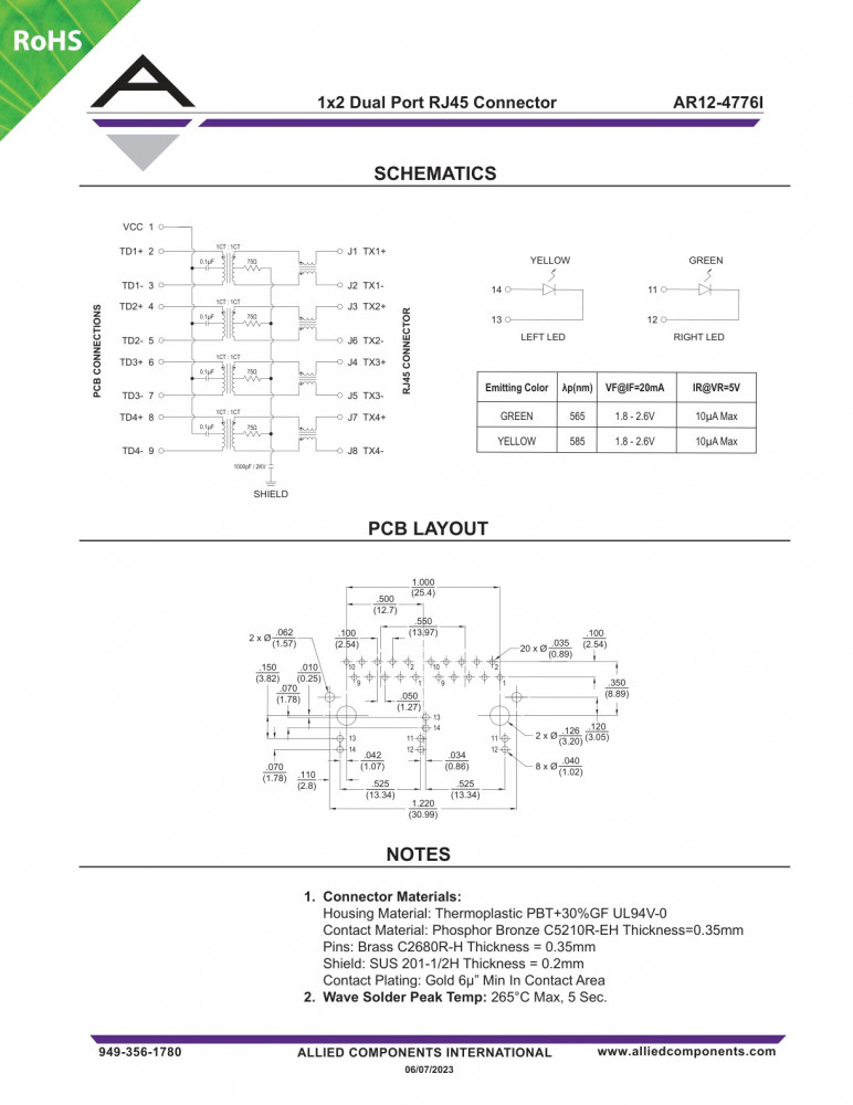 AR12-4776I datasheet page 2