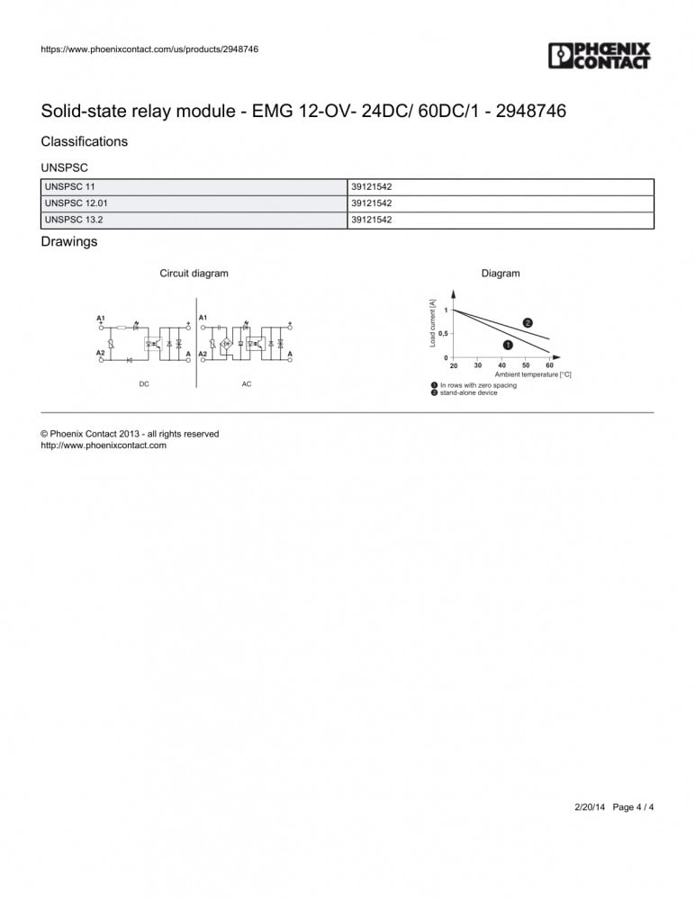 Phoenix Contact 2948746 technical document page 4