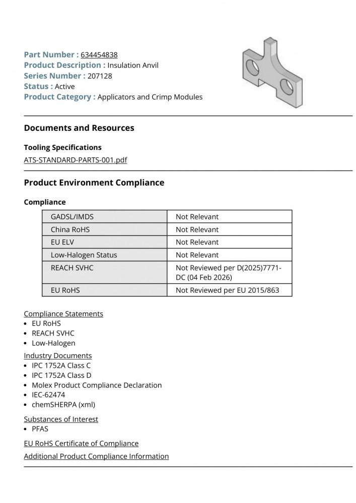 Tooling documentation preview, page 1