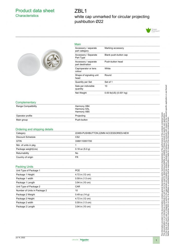 ZBL1 technical document page 1