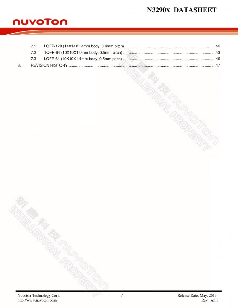 N3290x datasheet page 4