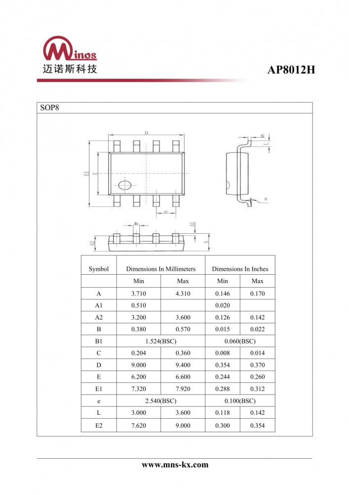 AP8012H datasheet page 6