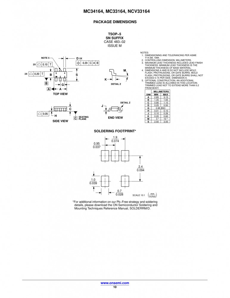 MC33164 datasheet page 10