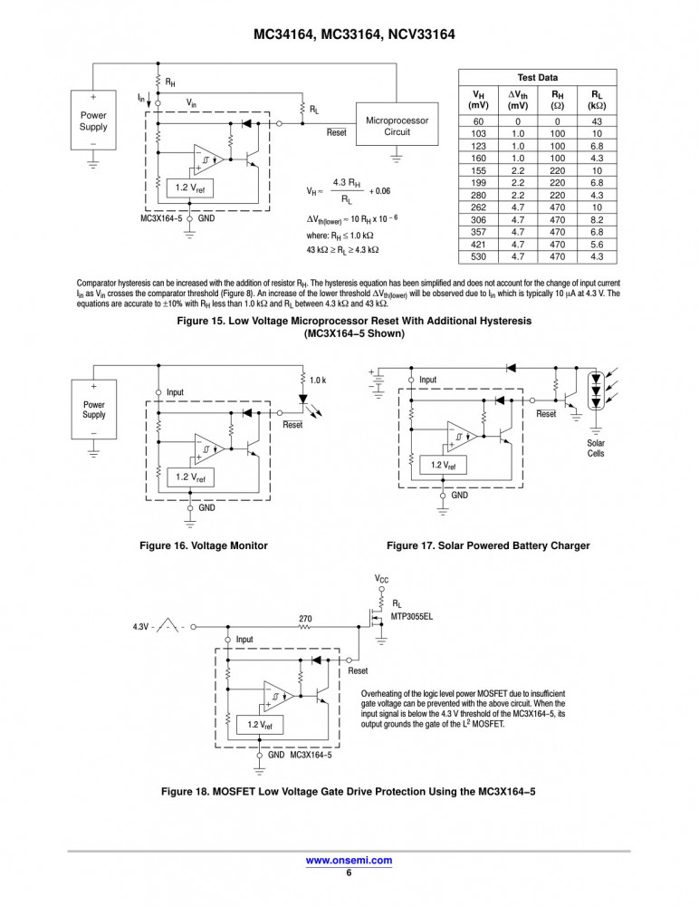 MC33164 datasheet page 6