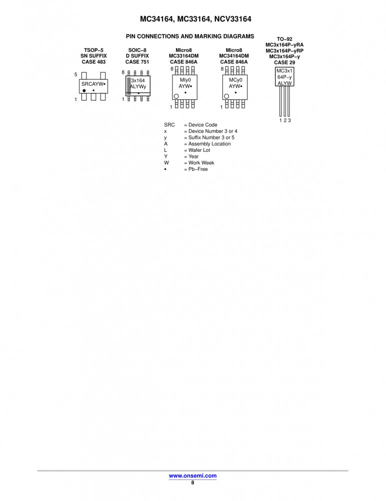 MC33164 datasheet page 8