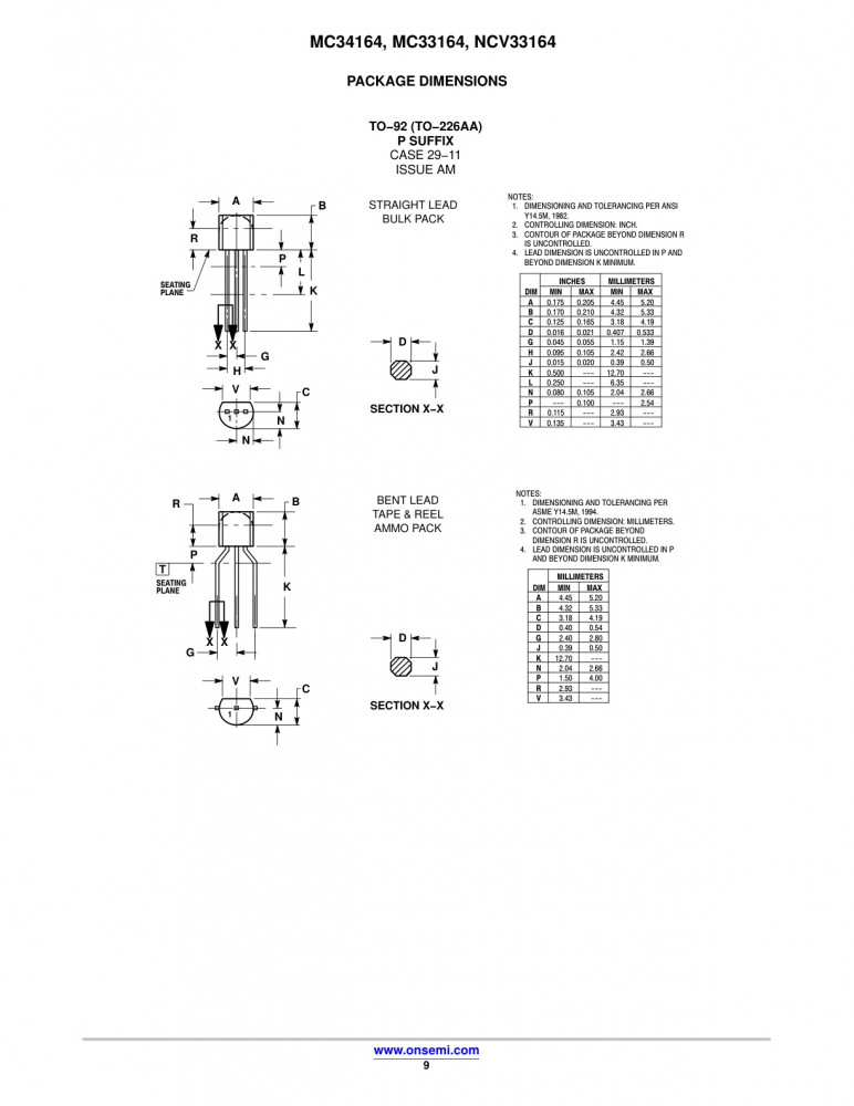 MC33164 datasheet page 9