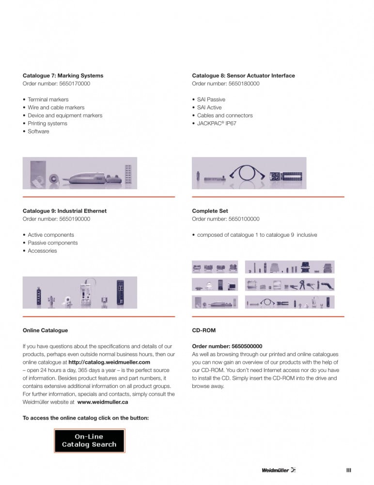 WEIDMULLER catalogue page 5