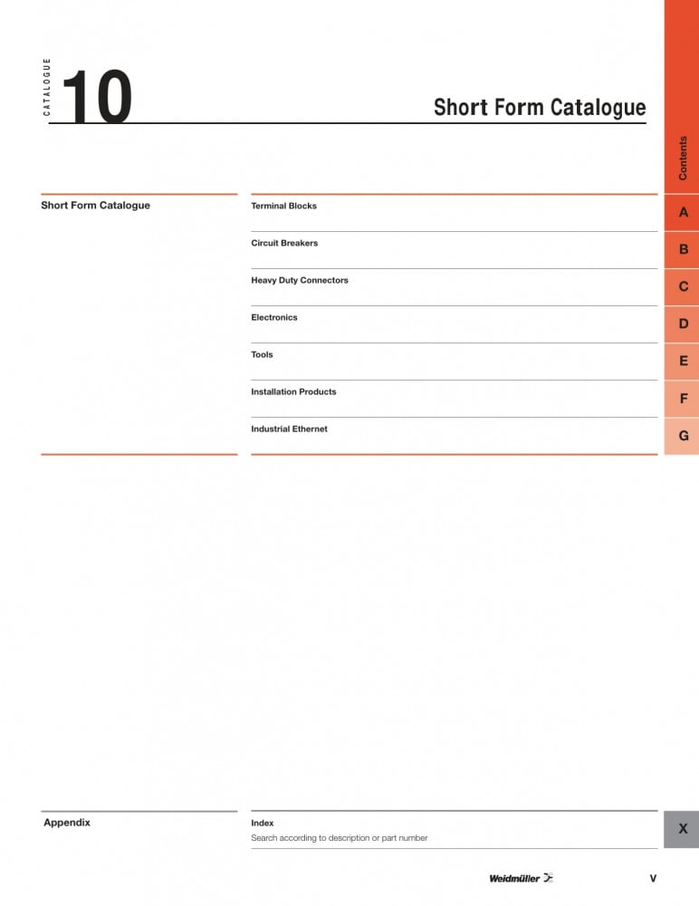 WEIDMULLER catalogue page 7