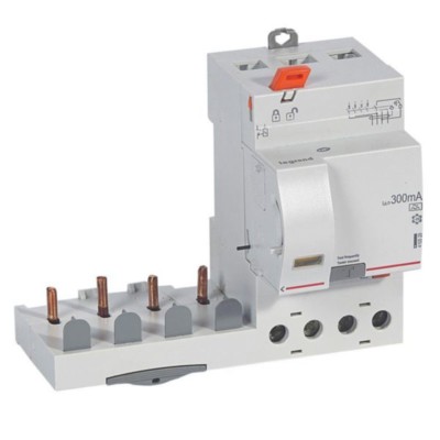 Add-on module DX³ 4P 400V~ 63A 300mA type A - 4-pole RCCB module - DIN rail mounting - For 1-module DX³ MCB for sale