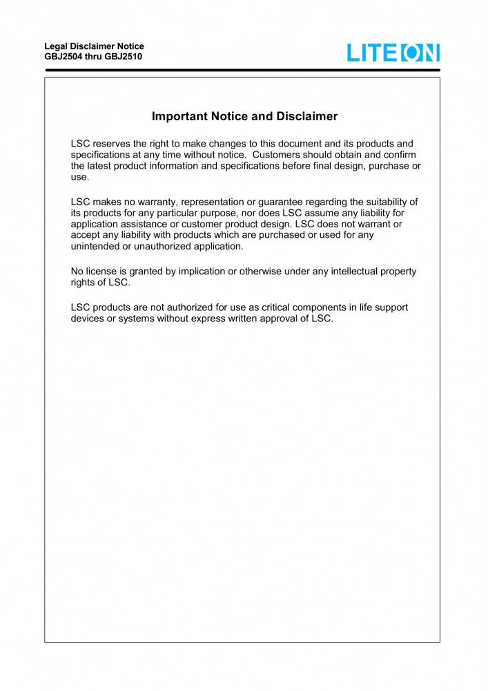 S-GBJ2510F-TU-LT datasheet page 3