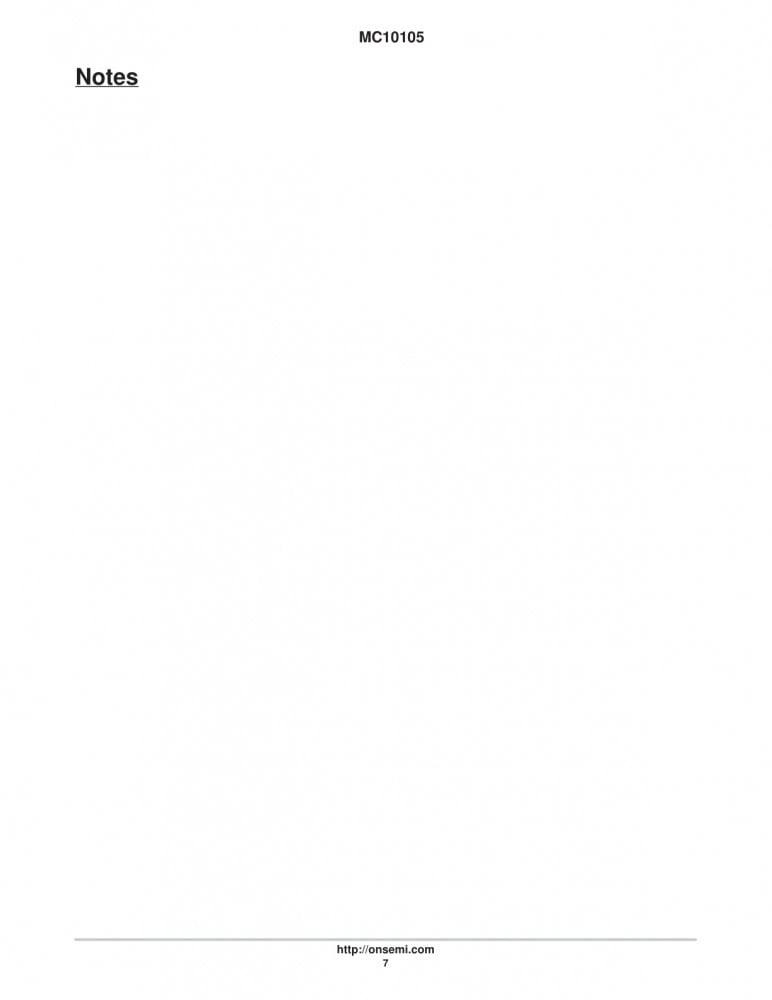MC10105P datasheet page 8