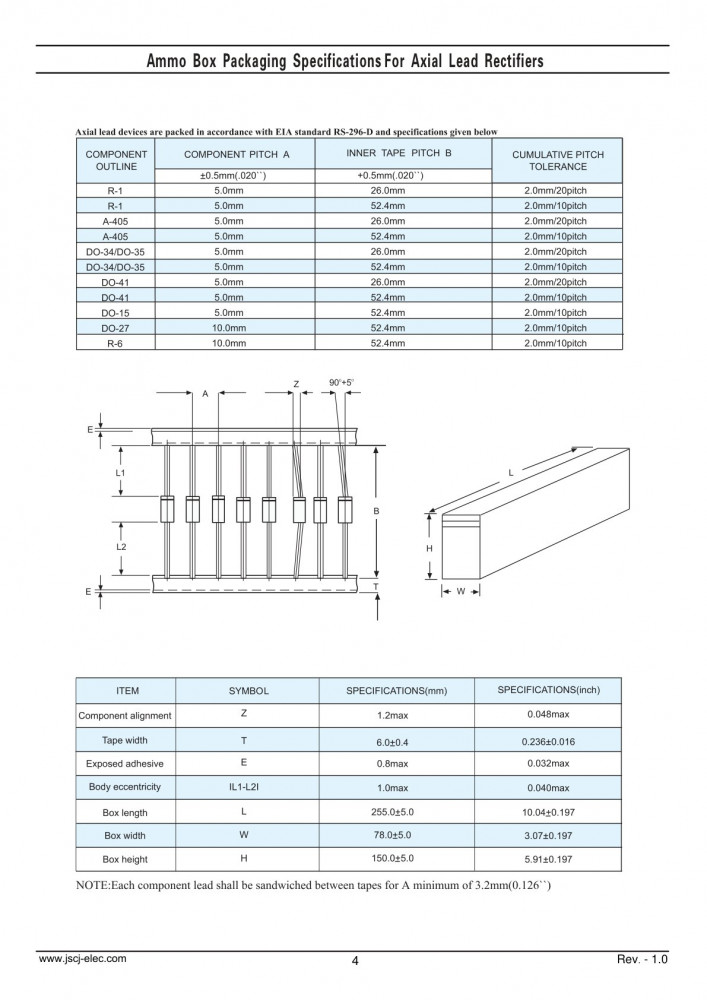JSCJ SR3200 datasheet page 4