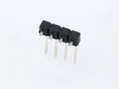 KK 254 Breakaway Header, Right-Angle, 4 Circuits, 0.38µm Gold (Au) Plating, Mating Pin Length 9.17mm, Bag
