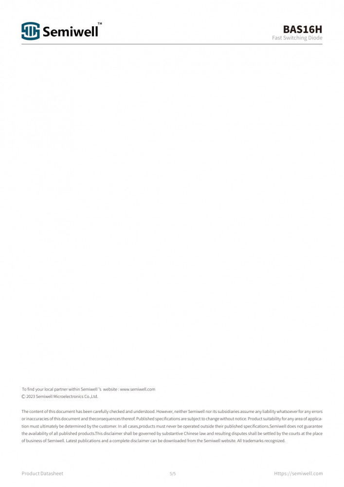 BAS16H datasheet page 5