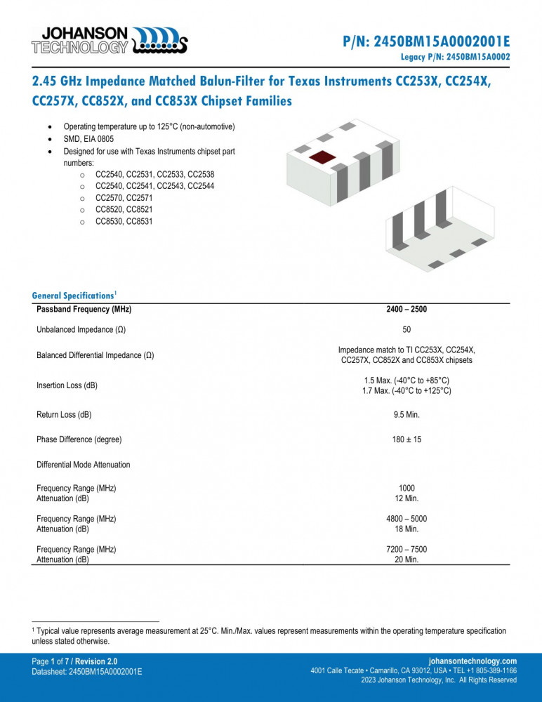 Technical document page 1
