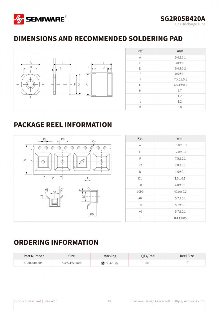 SG2R05B420A datasheet page 3