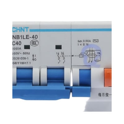 CHINT NB1LE-40 2P C32 30mA Miniature Residual Current Circuit Breaker