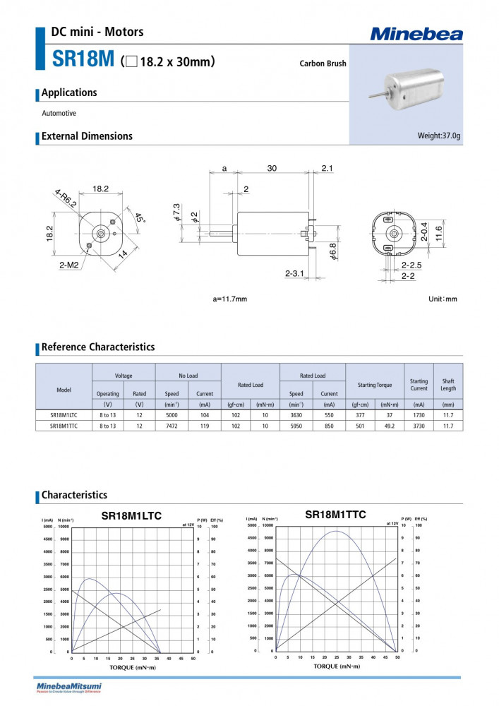 SE18M1LTY technical document page 4
