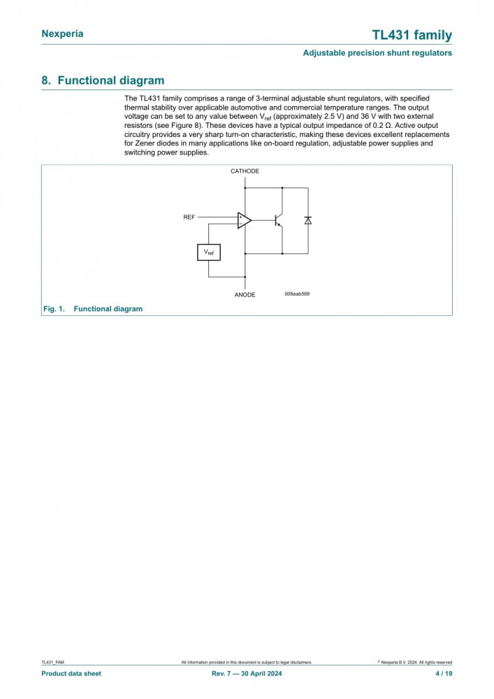 TL431FDT datasheet page 4