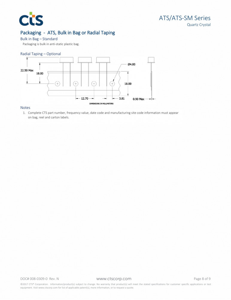 CTS ATS series datasheet page 8