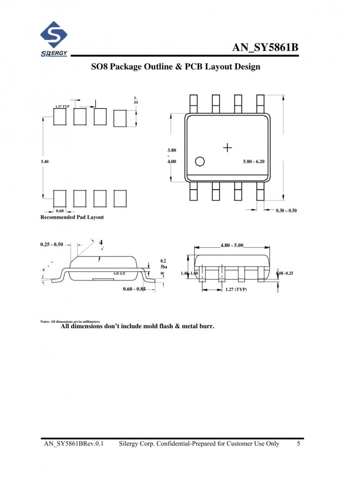 SY5861BFAC datasheet page 5