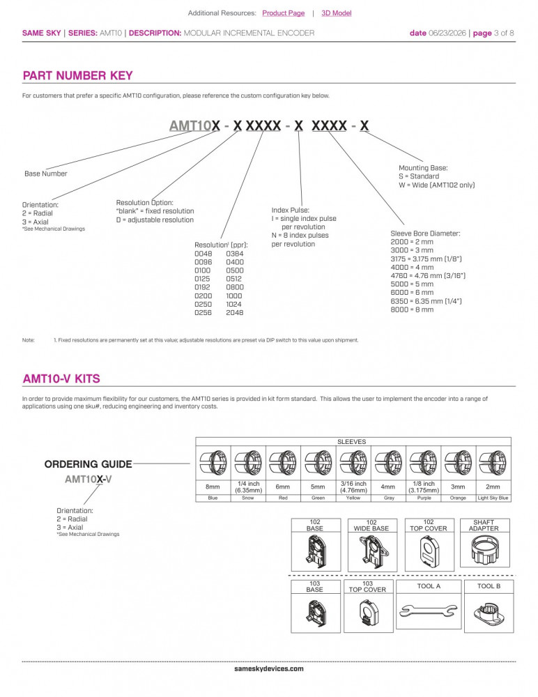 AMT103-V datasheet page 3