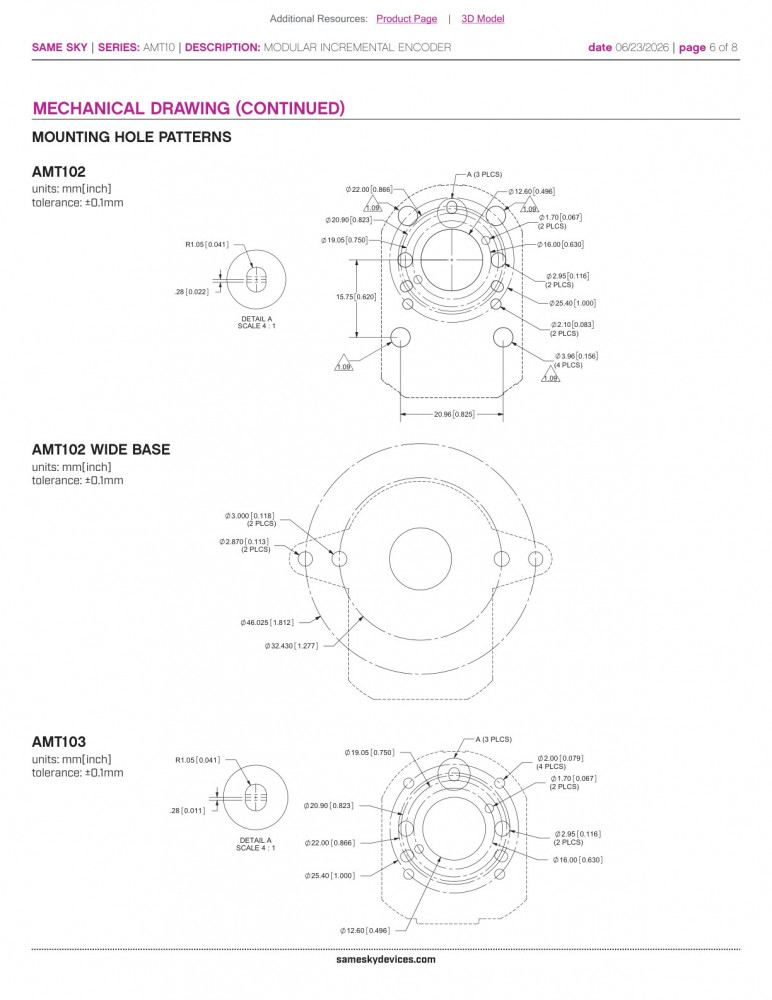 AMT103-V datasheet page 6