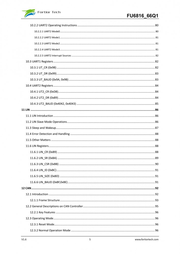FU6866Q1 datasheet preview page 5