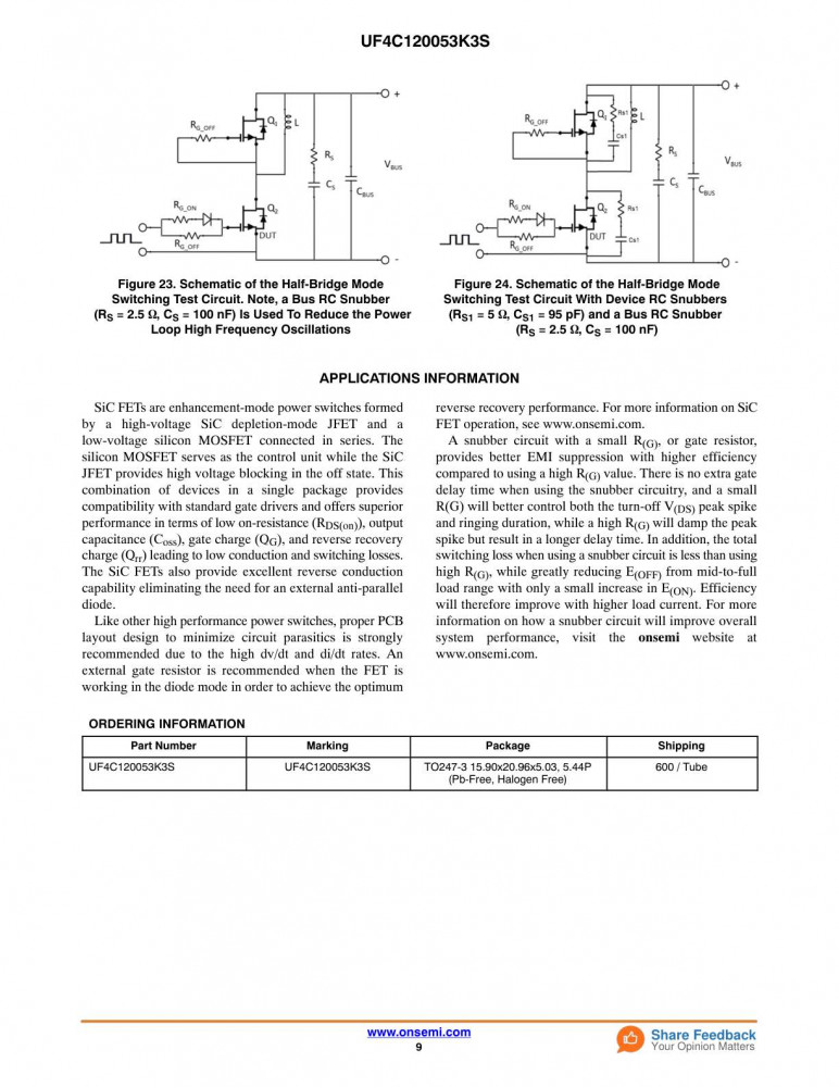 UF4C120053K3S datasheet page 9