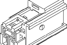 2.28mm Tab Wire-to-Wire Uniconn Housing, Female, 10 Circuits