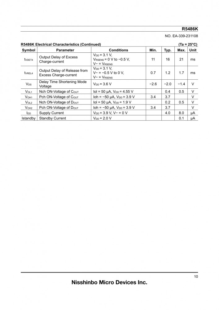 R5486K datasheet page 10