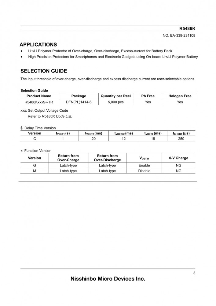 R5486K datasheet page 3