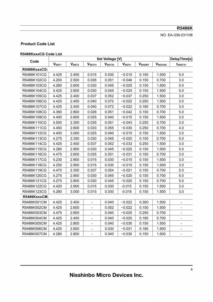 R5486K datasheet page 4