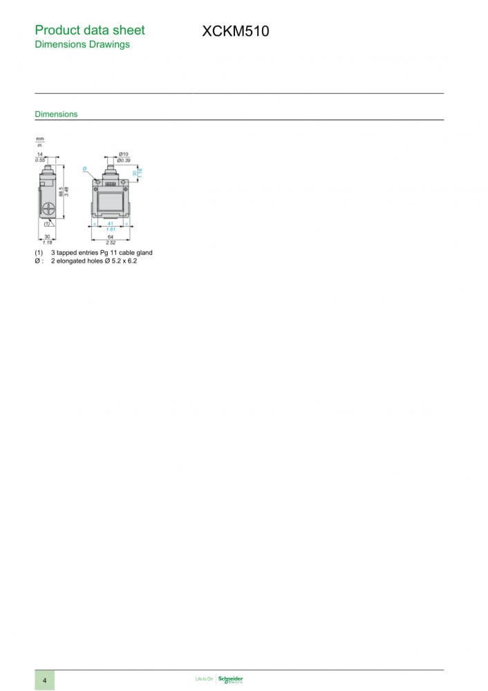 XCKM510 technical document page 4