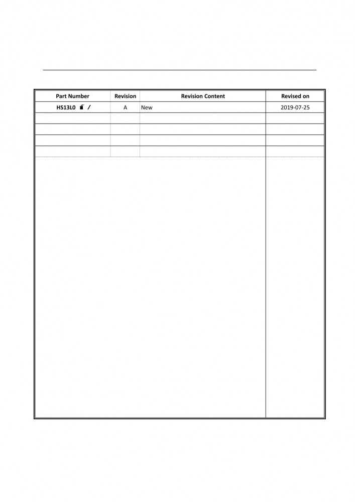 HS13L03W2C01 datasheet page 2