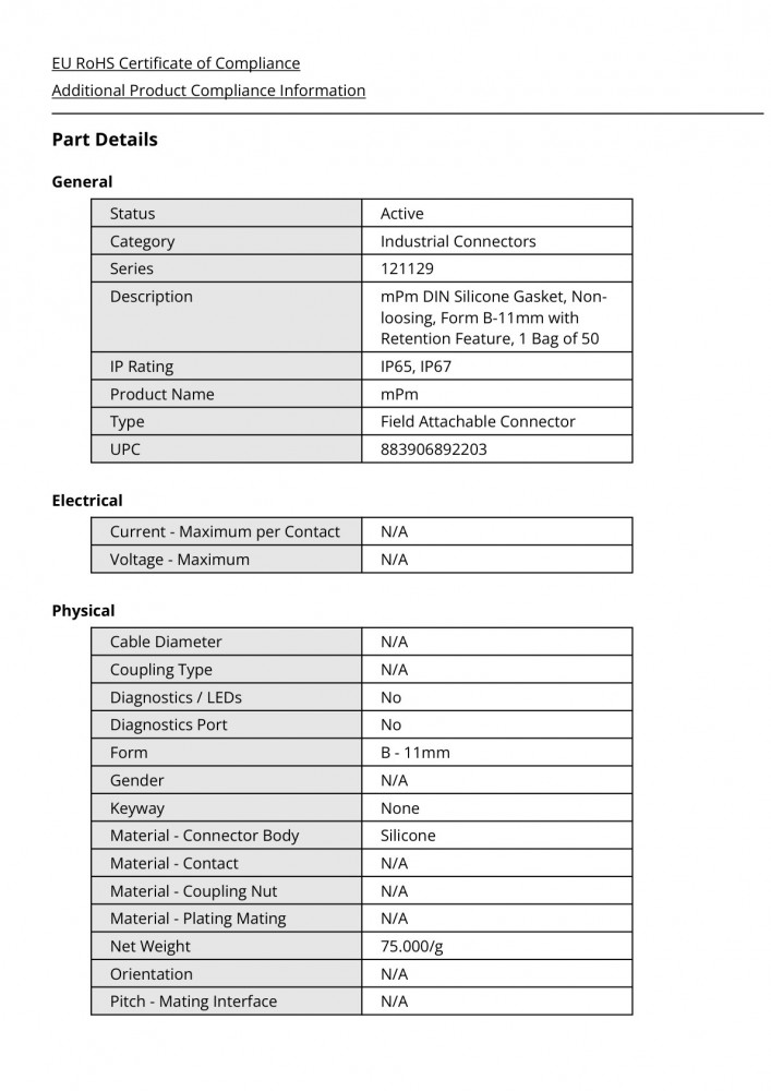 Molex 1211290296 drawing page 2