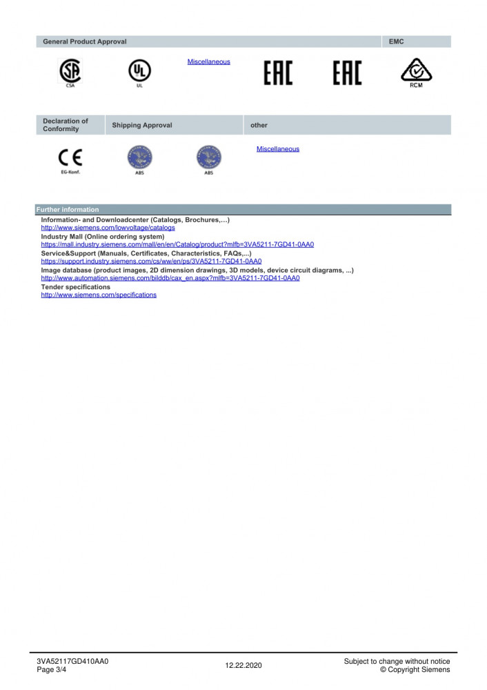 3VA5211-7GD41-0AA0 technical document page 3