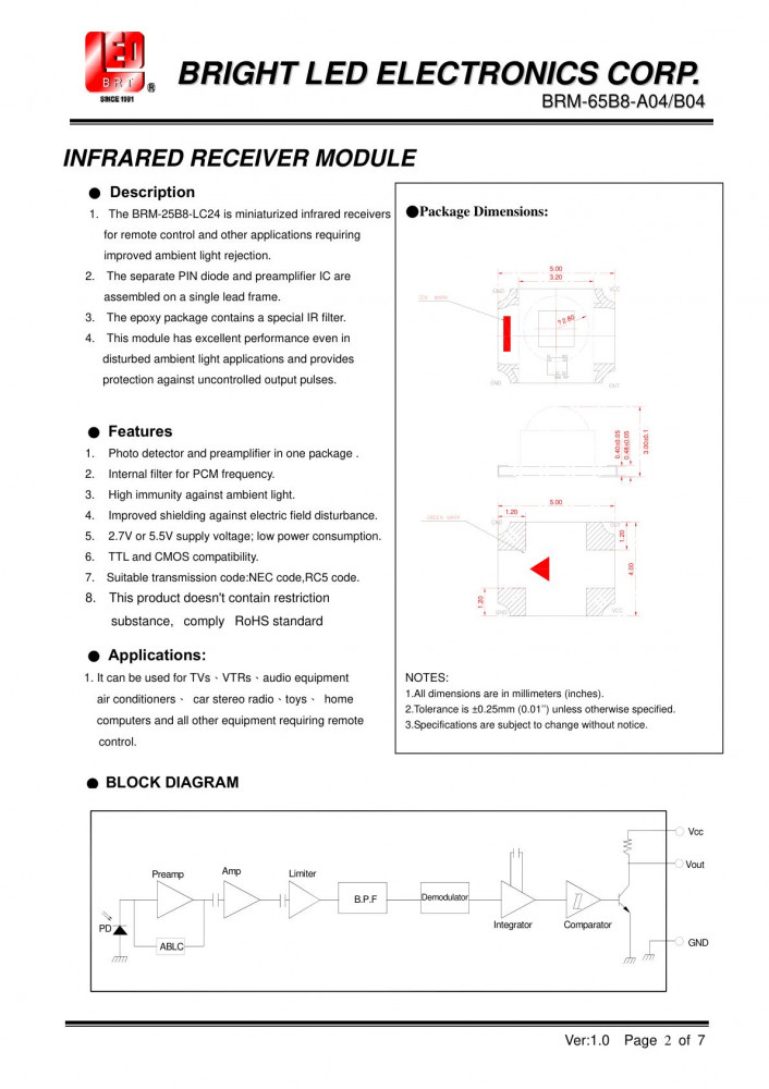 BRM-65B8-A04-B04 documentation page 1