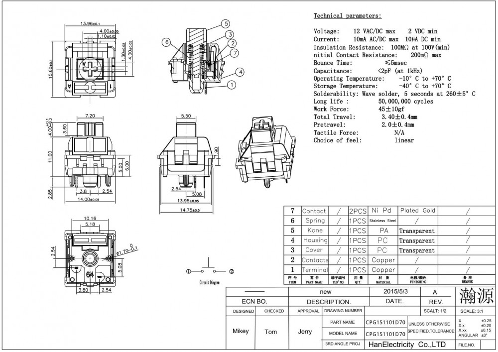 CPG151101D70 specification page 8