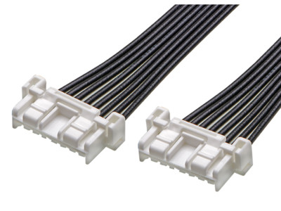 CLIK-Mate-to-CLIK-Mate Off-the-Shelf (OTS) Cable Assembly, 2.00mm Pitch, Single Row, 300.00mm Length, 6 Circuits, White