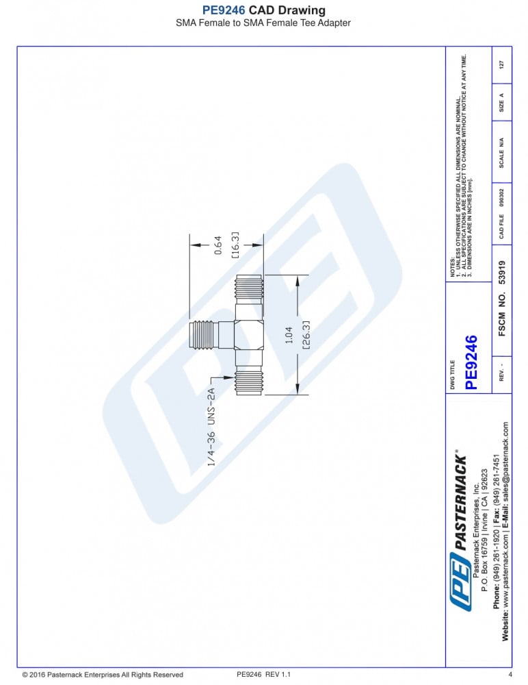 PE9246 technical document page 4