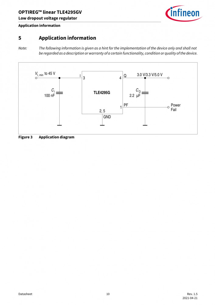 TLE4295GV datasheet page 10