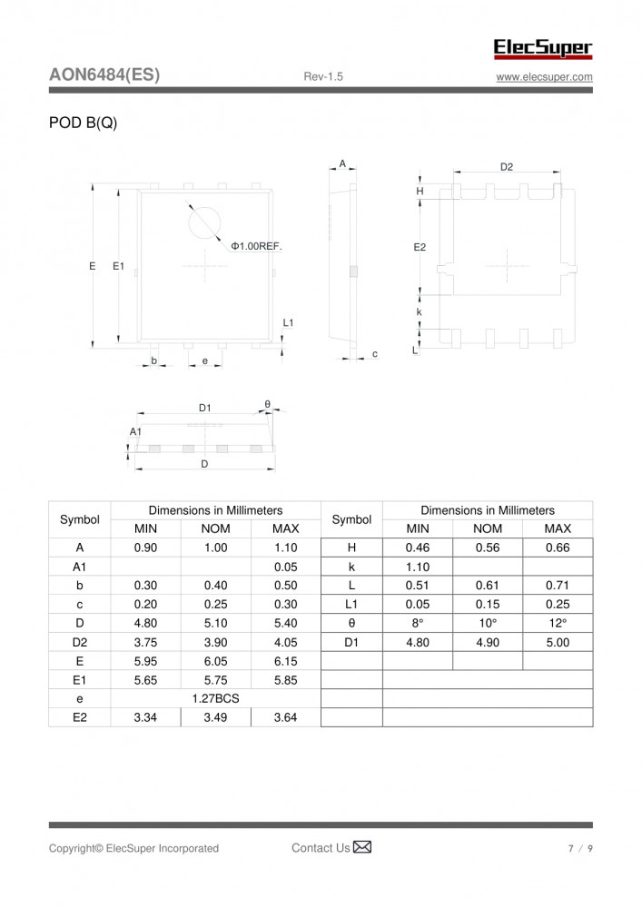 AON6484(ES) datasheet page 7