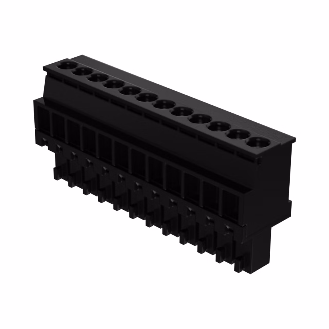 3.50mm Pitch Eurostyle Vertical Plug, Front Wire Entry, 12 Circuits for sale